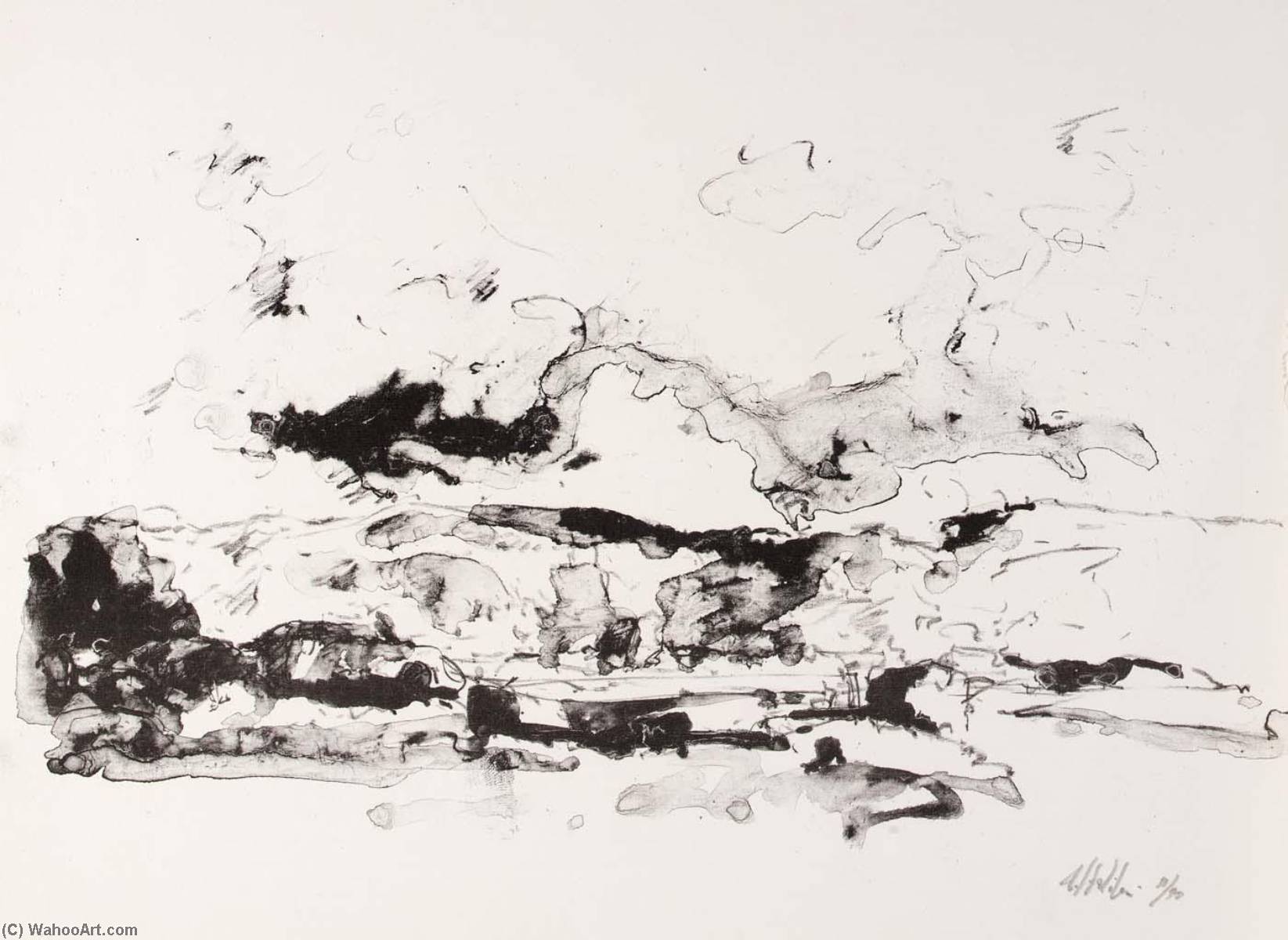 (Landschaft), 1936 von John Heliker (1909-2000) John Heliker | WahooArt.com