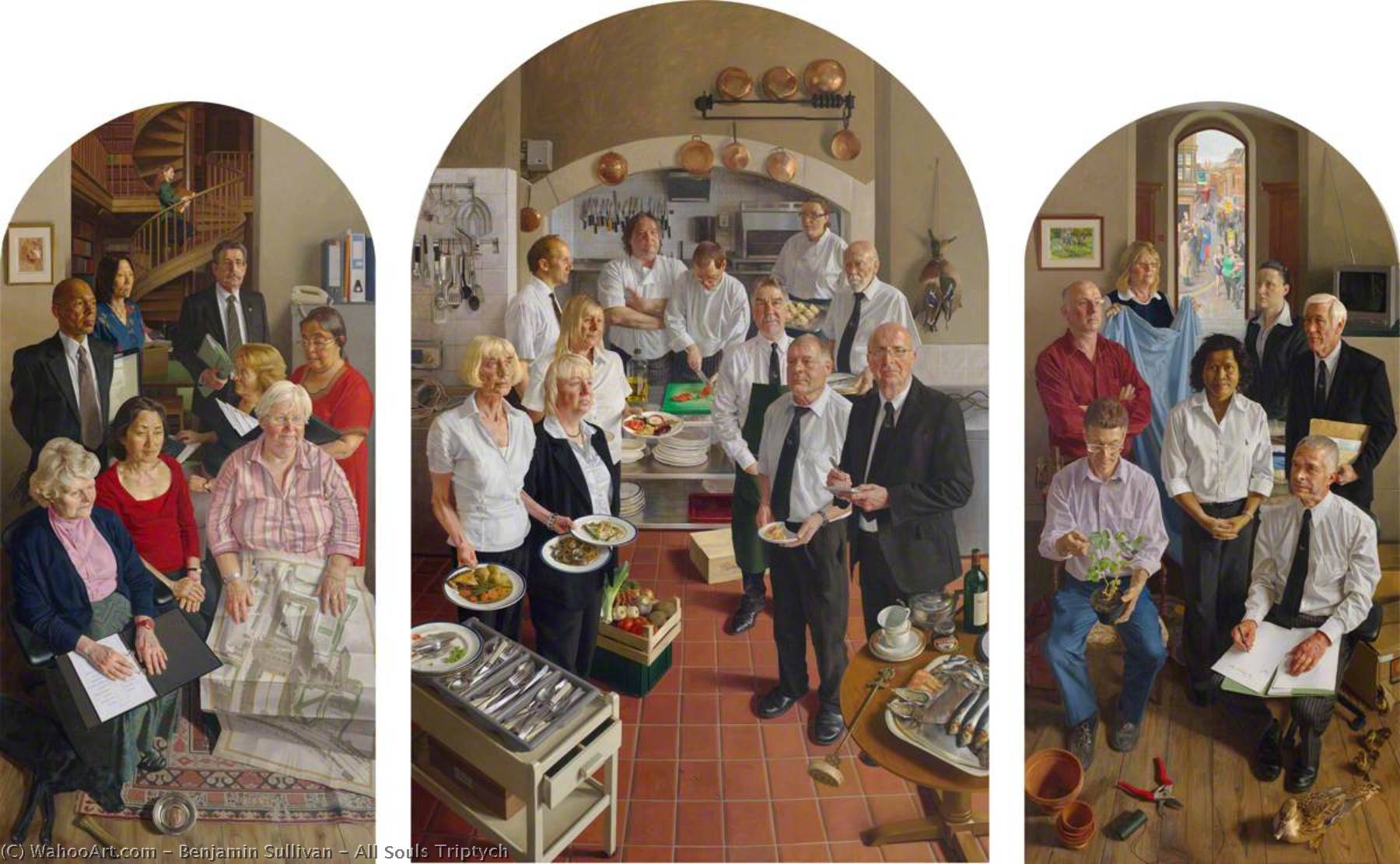 All Souls Triptych, 2012 von Benjamin Sullivan Benjamin Sullivan ...