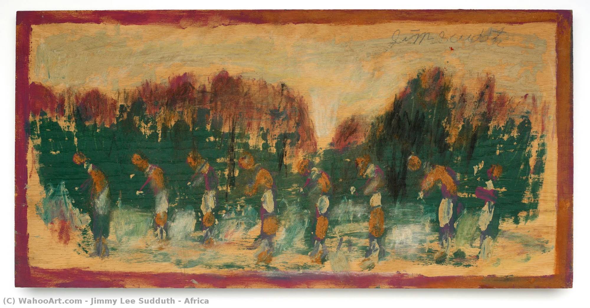 Afrika, 1980 von Jimmy Lee Sudduth (1910-2007) Jimmy Lee Sudduth ...